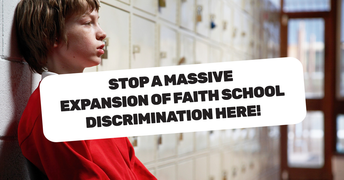 Stop the massive expansion of faith school discrimination – Humanists UK